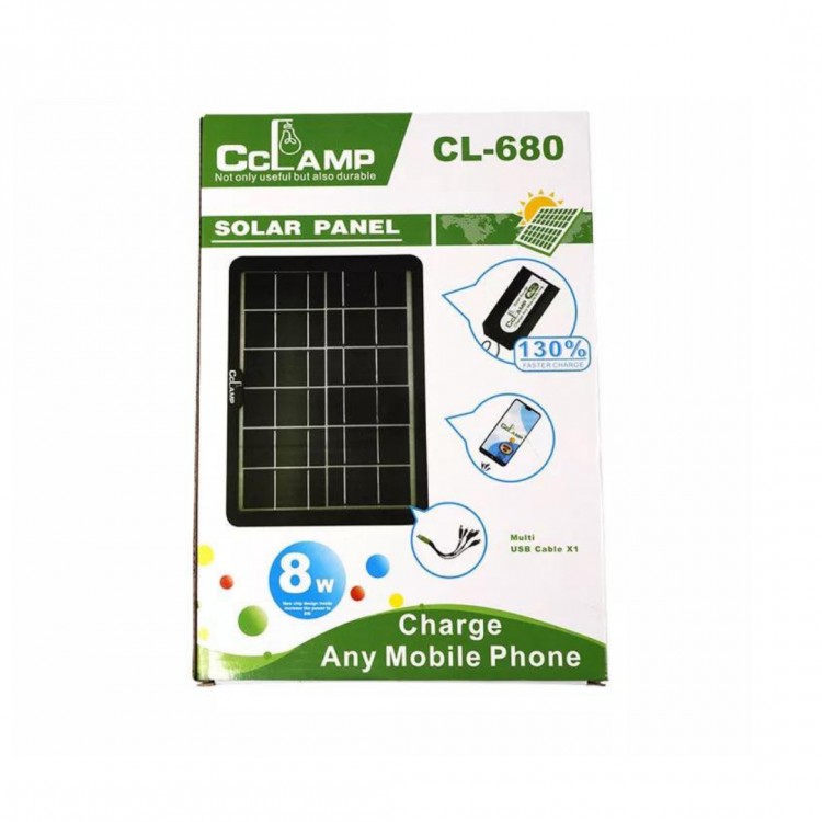 Panou solar fotovoltaic portabil cu functie incarcare telefoane, CL-680 ...