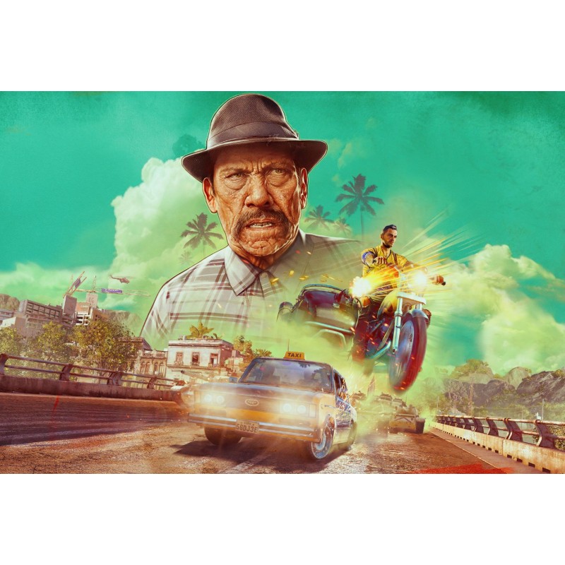 Poster Far Cry 6 Danny Trejo, 61x90cm, poster2315, Multicolor - eMAG.ro