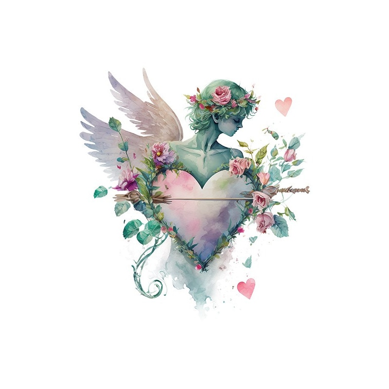Sticker decorativ Cupidon, Multicolor, 60 cm, 3913ST - eMAG.ro