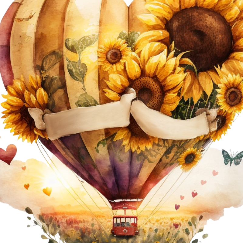 Sticker decorativ Balon Floarea Soarelui, Galben, 55 cm, 3773ST - eMAG.ro