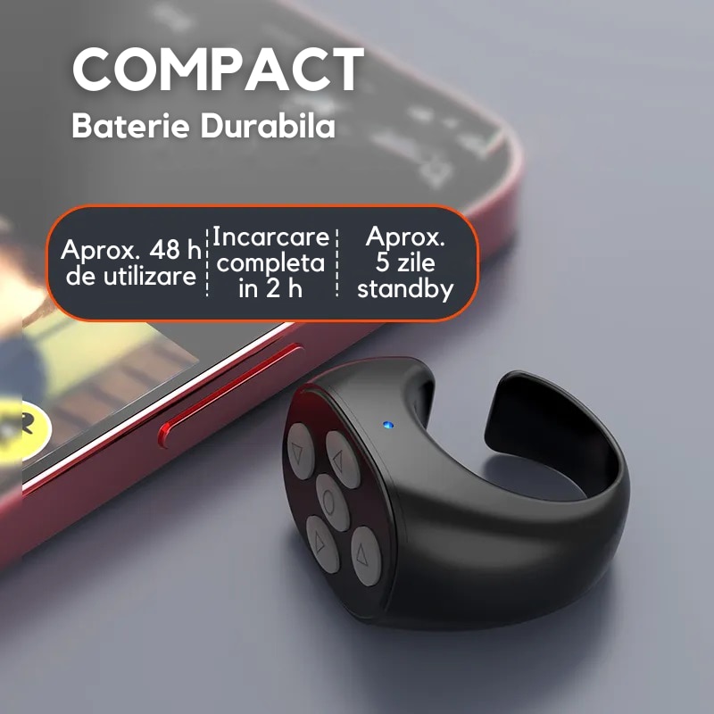 Inel Multifunctional Avaxify®, compatibil cu Telefon Smart Android si ...