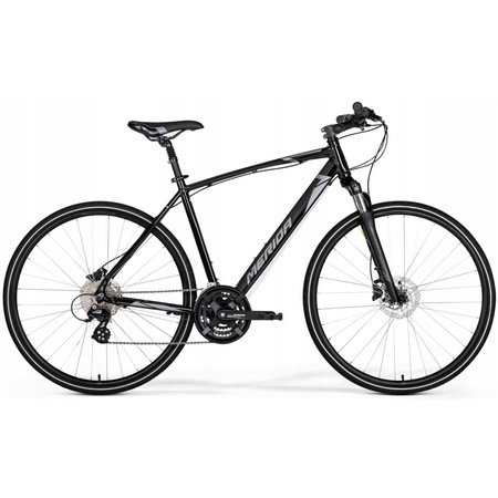 Bicicleta, Merida, Crossway, Barbati, Aluminiu, 28", Negru - eMAG.ro