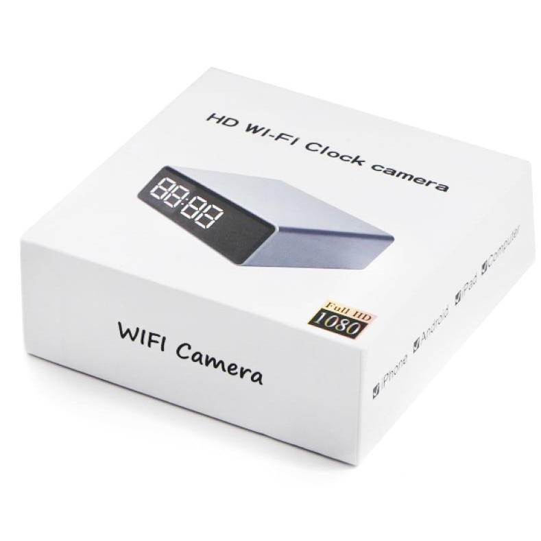 SpyTech HD Wi-Fi kamera digitális órában éjszakai látással és ...