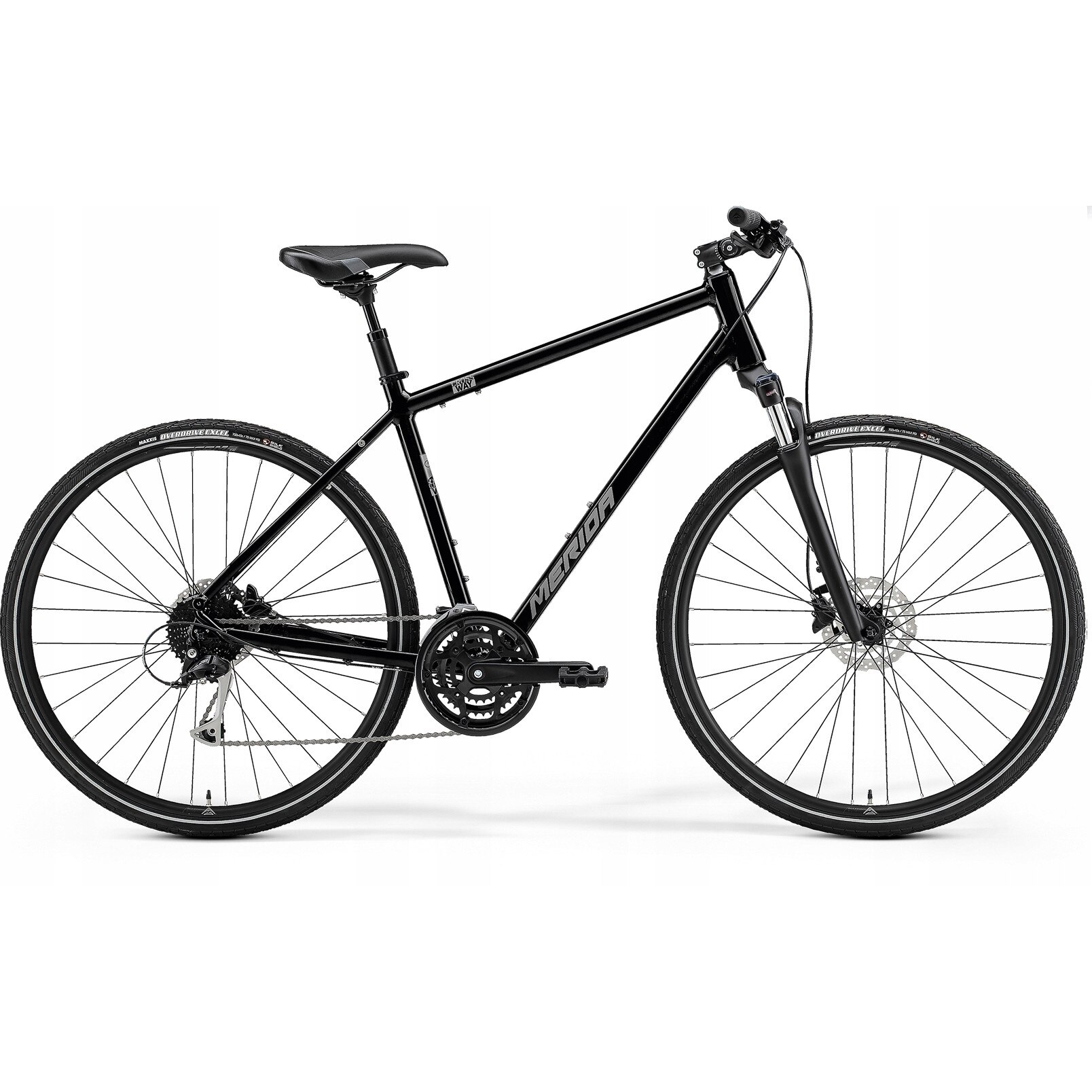 Bicicleta, Merida, Crossway, Barbati, Aluminiu, 28", Negru - eMAG.ro