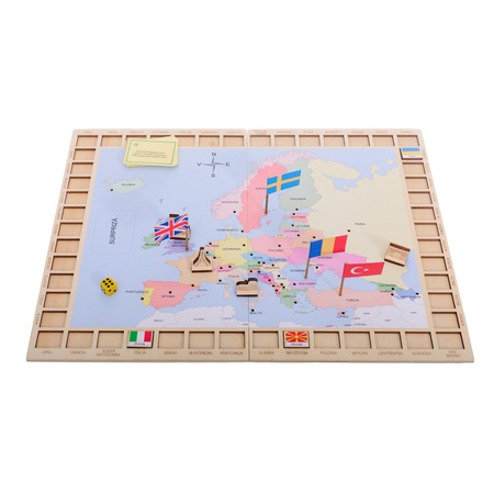 Joc educativ Capitalele si steagurile EUROPEI - eMAG.ro