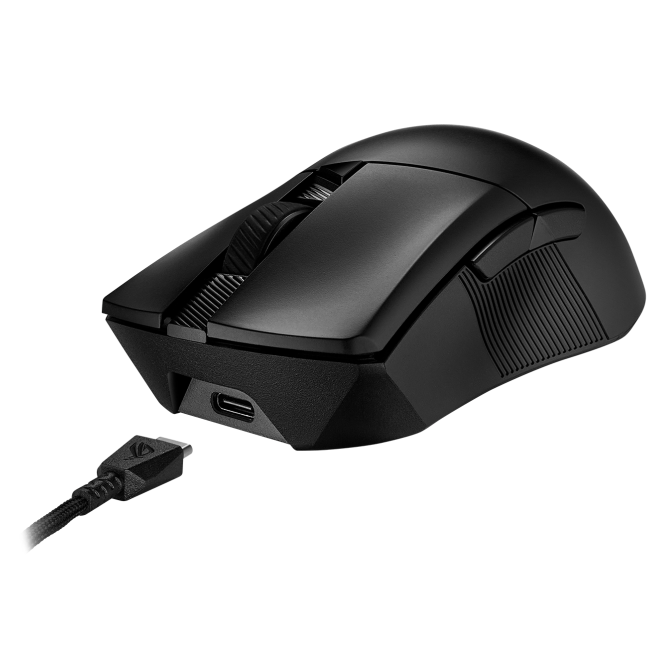 Mouse fara fir, Asus, ROG Gladius III AimPoint, 36000 dpi, Negru/Rosu ...