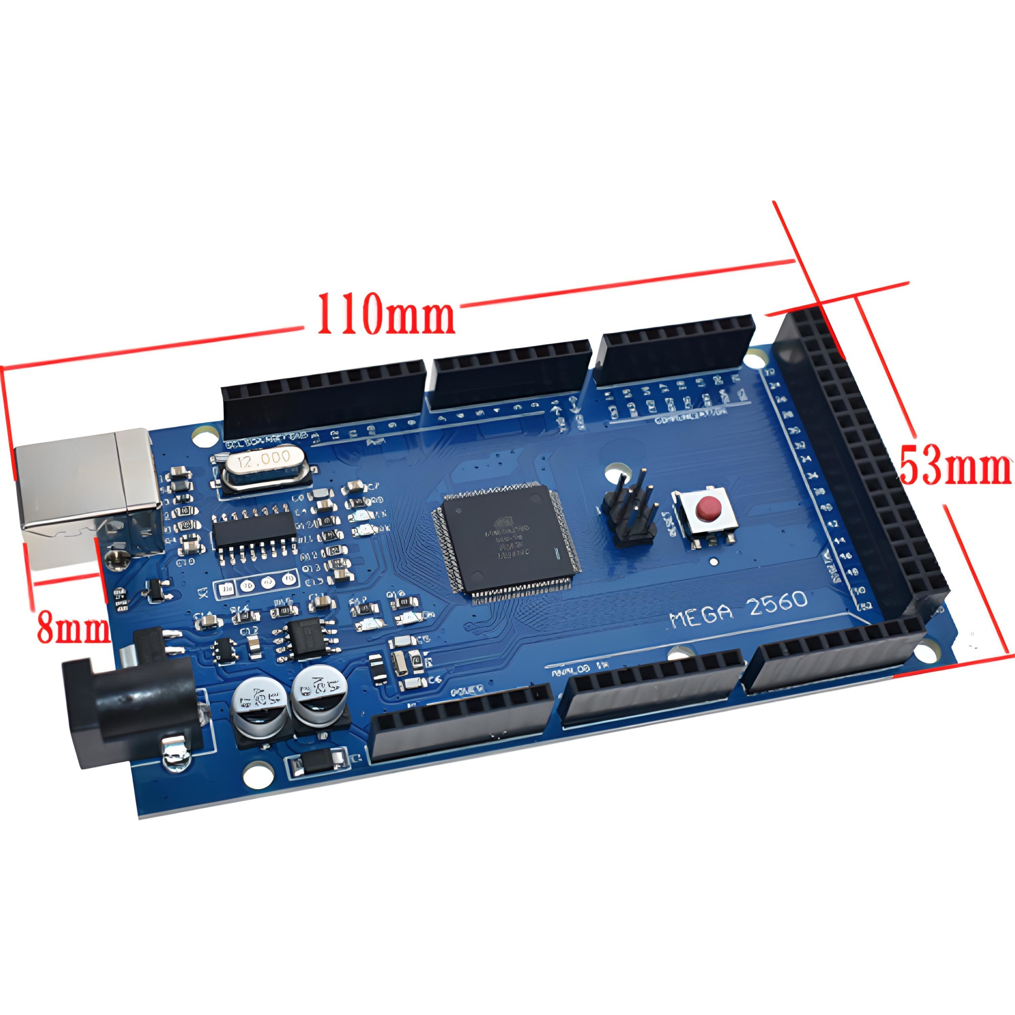 Arduino Mega2560 R3 modul, ATmega, USB, ISP, 12 MHz - eMAG.hu