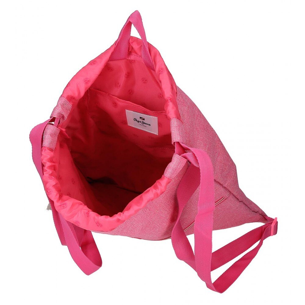 Sac sport fete, Pepe Jeans Luna, buzunar frontal, 35x46 cm - eMAG.ro