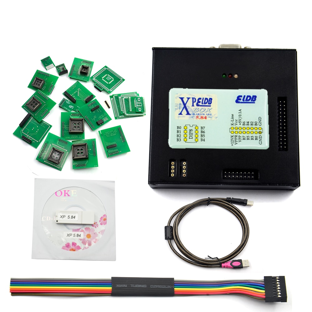 Programator AUTO Xprog V5.55 memorii si MCU cu toate adaptoarele - eMAG.ro