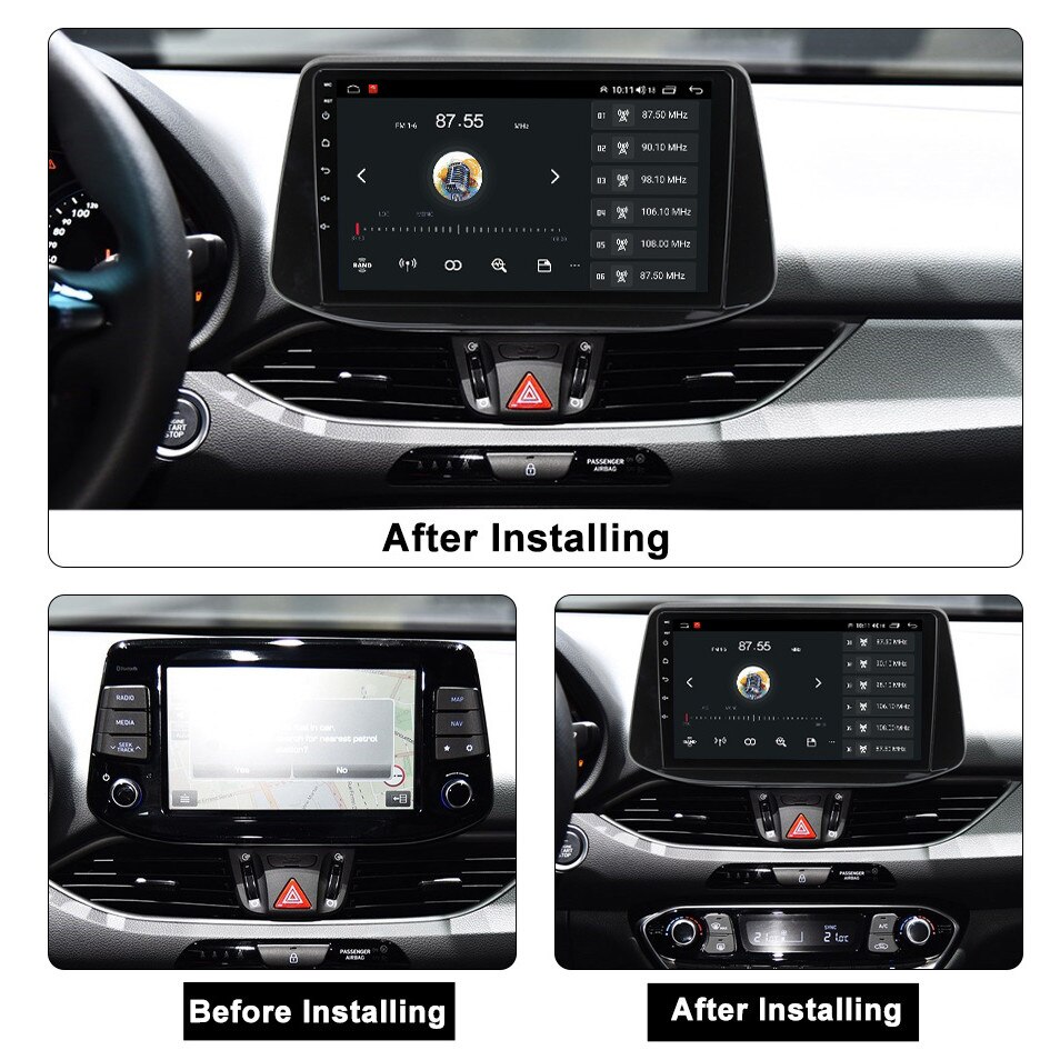 Navigatie dedicata Hyundai I30 2018, NAVI-IT, Android 13, Wireless ...