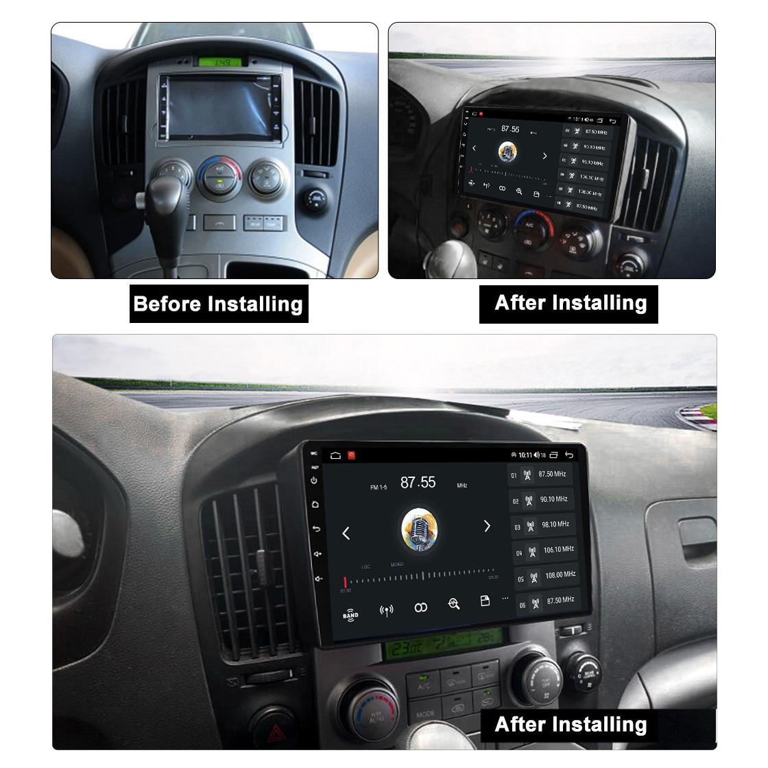 Специализирана навигация Hyundai H1 2007-2015, NAVI-IT, 8 GB RAM 128 ...