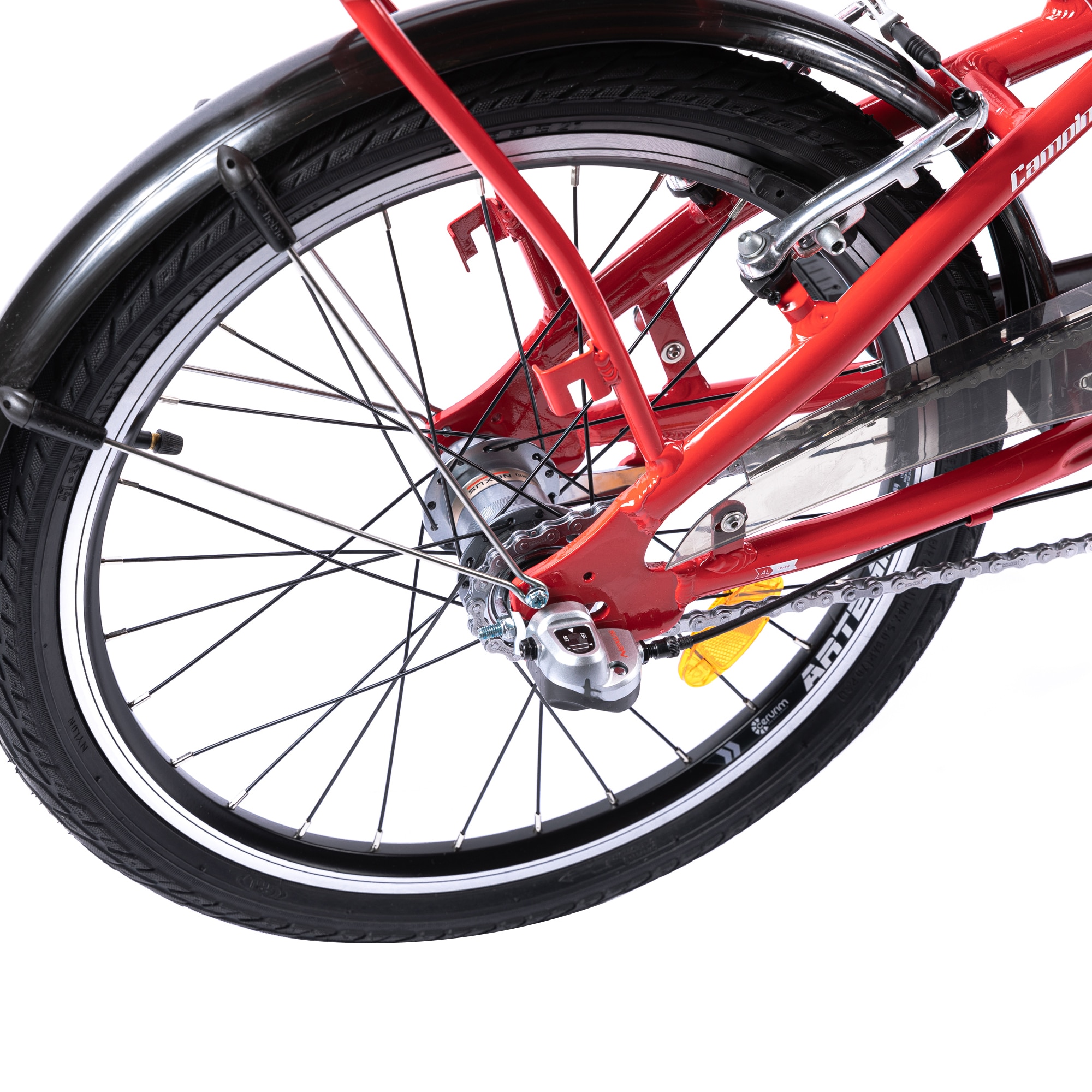 Pegas Camping kerékpár, 20", alumínium 3S, piros-fehér - eMAG.hu