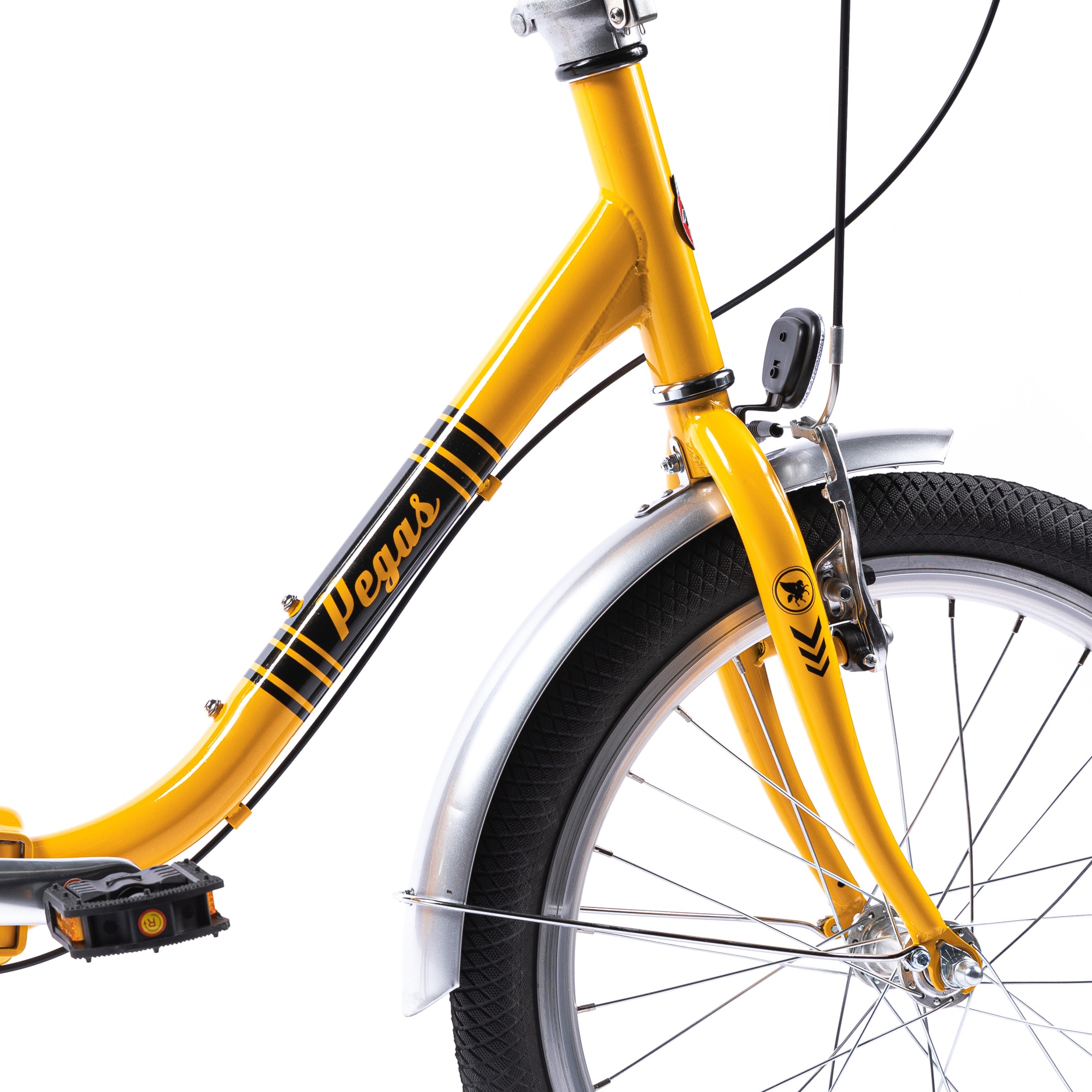 Bicicleta Pegas Practic Retro 20 inch, Otel, 3S Galben - eMAG.ro