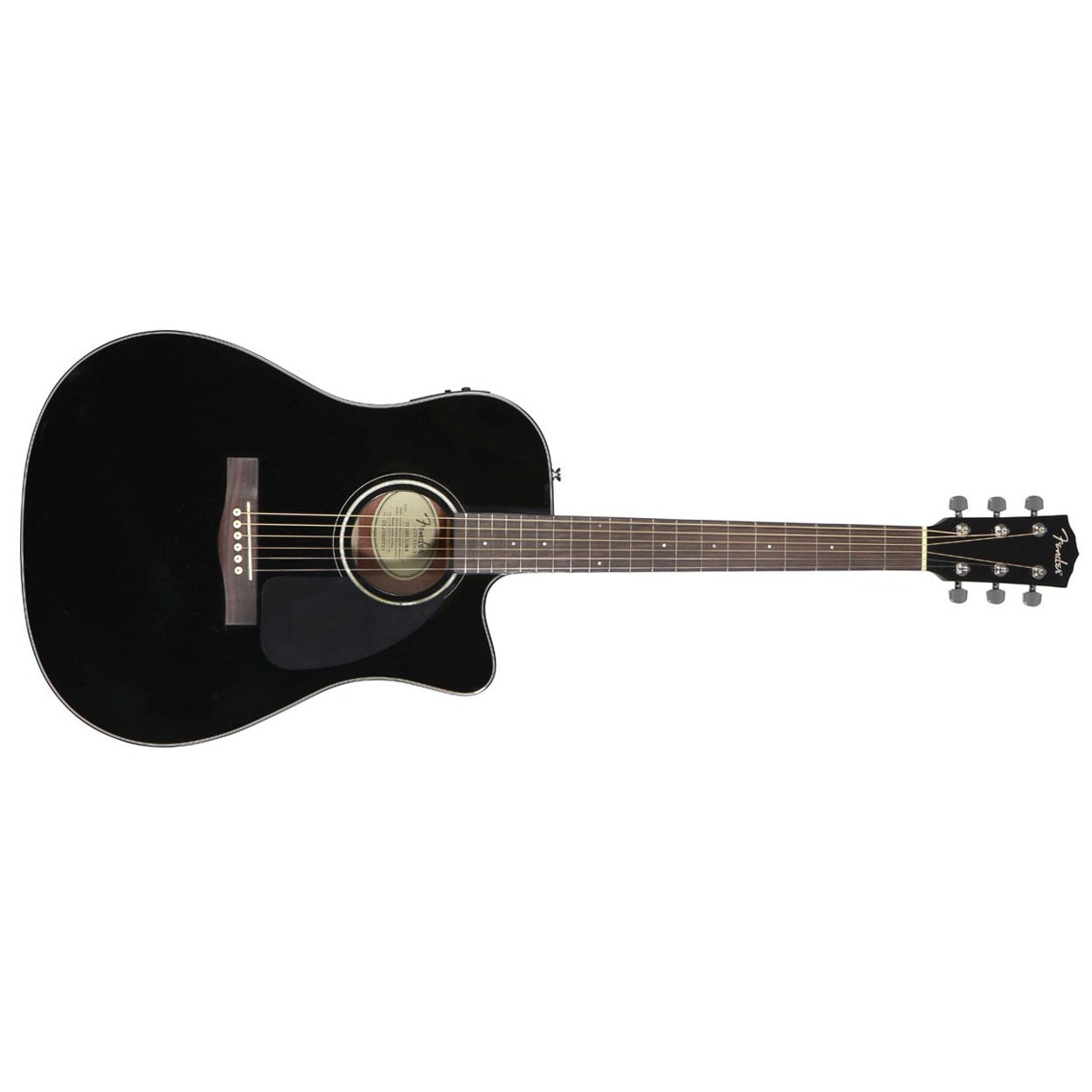 Chitara electro-acustica Fender CD-140SCE Black - eMAG.ro