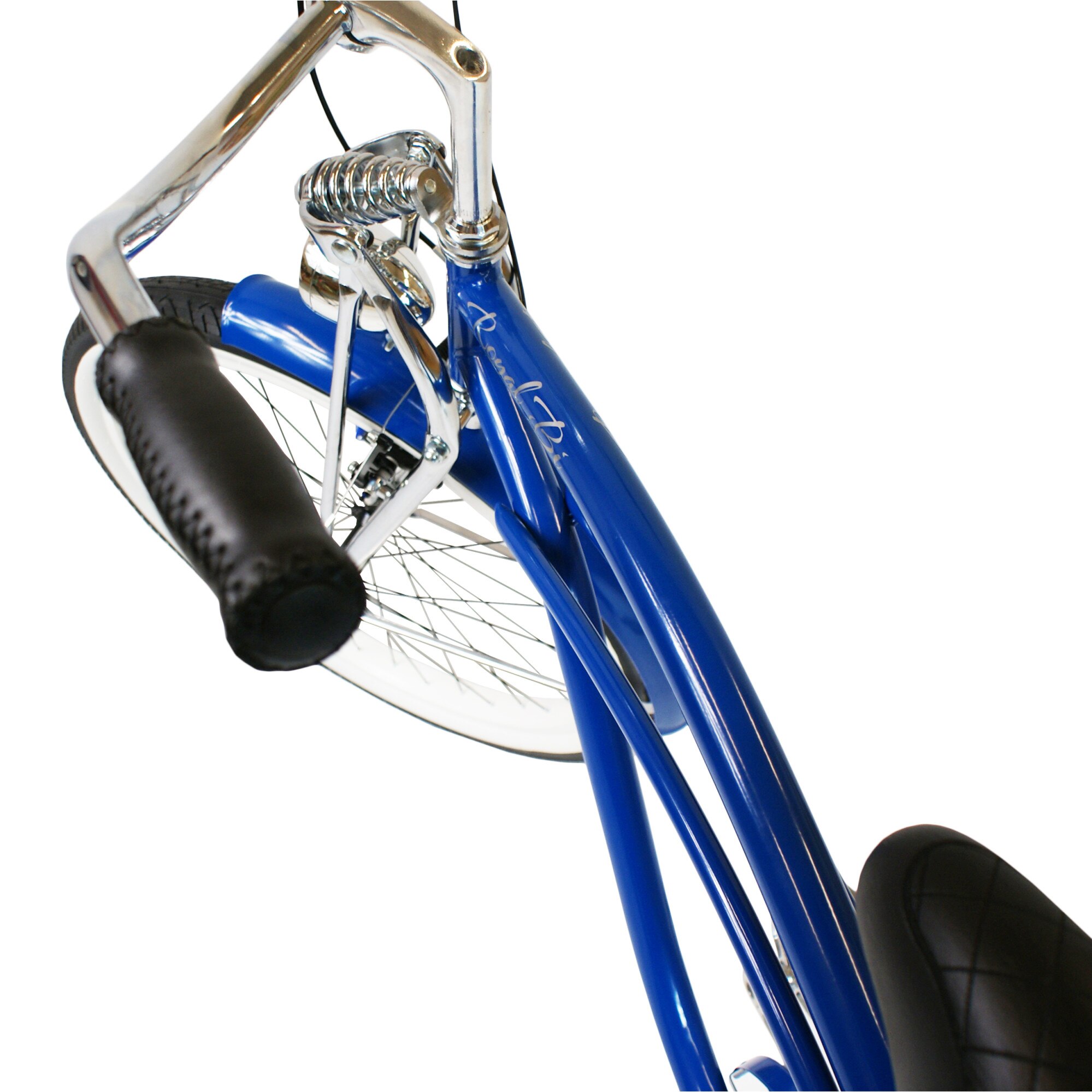 Bicicleta pentru barbati, Model city bike beach cruiser, Roti de 26 inch, Frane tip V, Negru ...