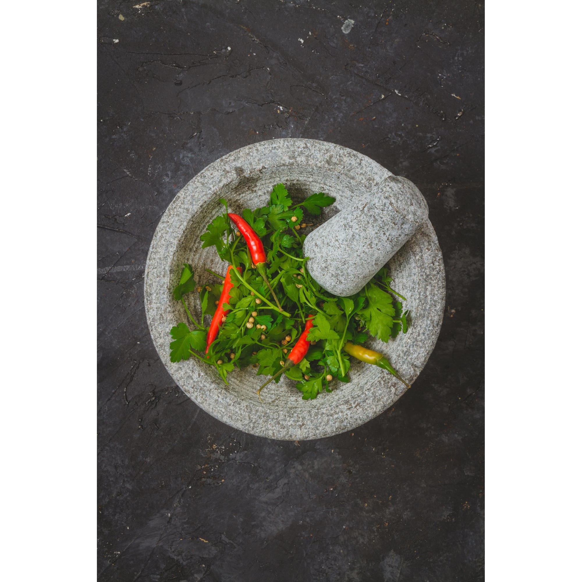Mojar cu pistil, 20 cm, granit - Kitchen Craft - eMAG.ro