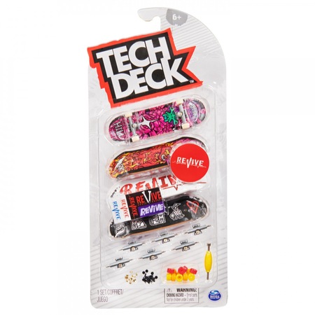 Set mini placa skateboard Tech Deck, Revive, 4 buc - eMAG.ro
