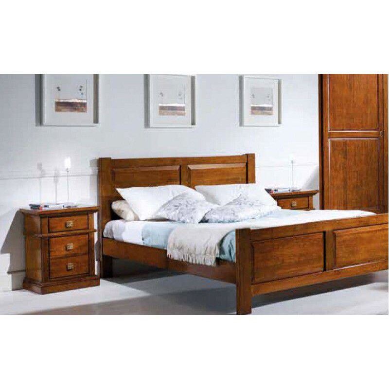 Set Dormitor Clasic 2 culoare nuc Dimensiuni pat L 173 P 209 Hf 60 Hc ...