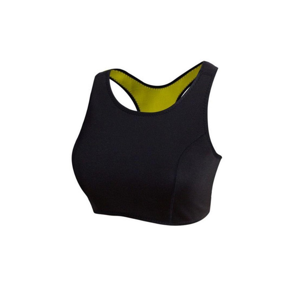 Bustiera din neopren, marimea M, culoare negru/neon - eMAG.ro