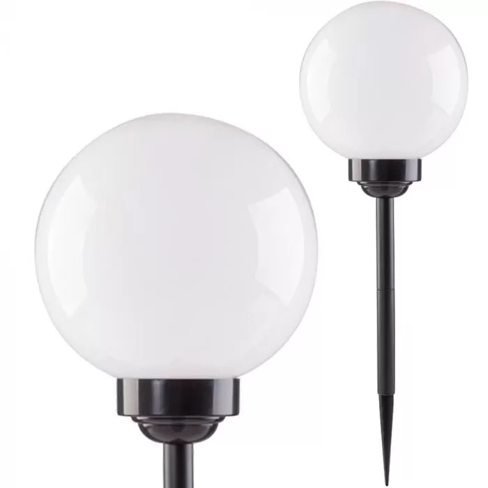 Lampa solara LED, rotunda, pentru curte, gradina - eMAG.ro