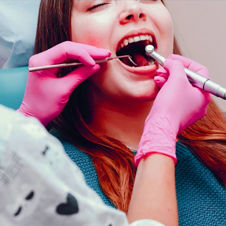 Set 100 Manusi Nitril, Mercator Nitrylex, nepudrate, Magenta, S (7 ...