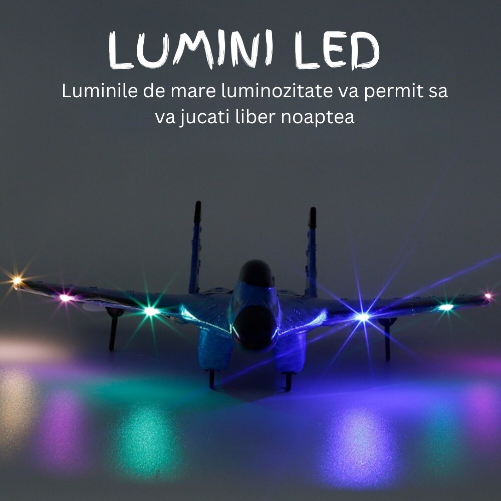 Avion RC MIG320 cu Telecomanda 2CH 2.4G, EPP Foam, pentru incepatori ...