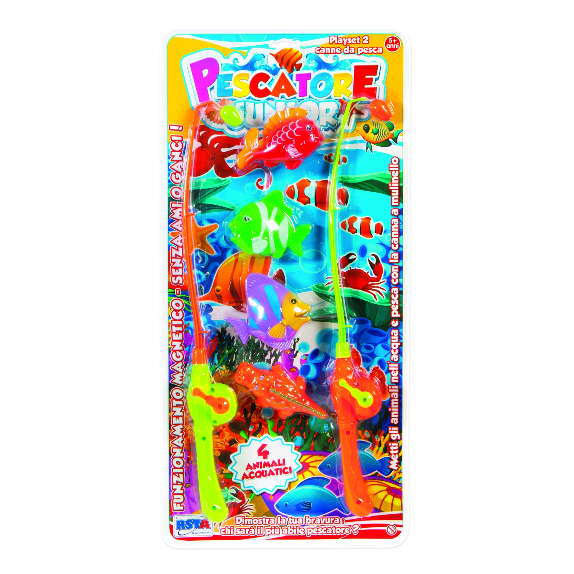 Jucarie copii Set 2 undite cu pesti colorati RS Toys - eMAG.ro