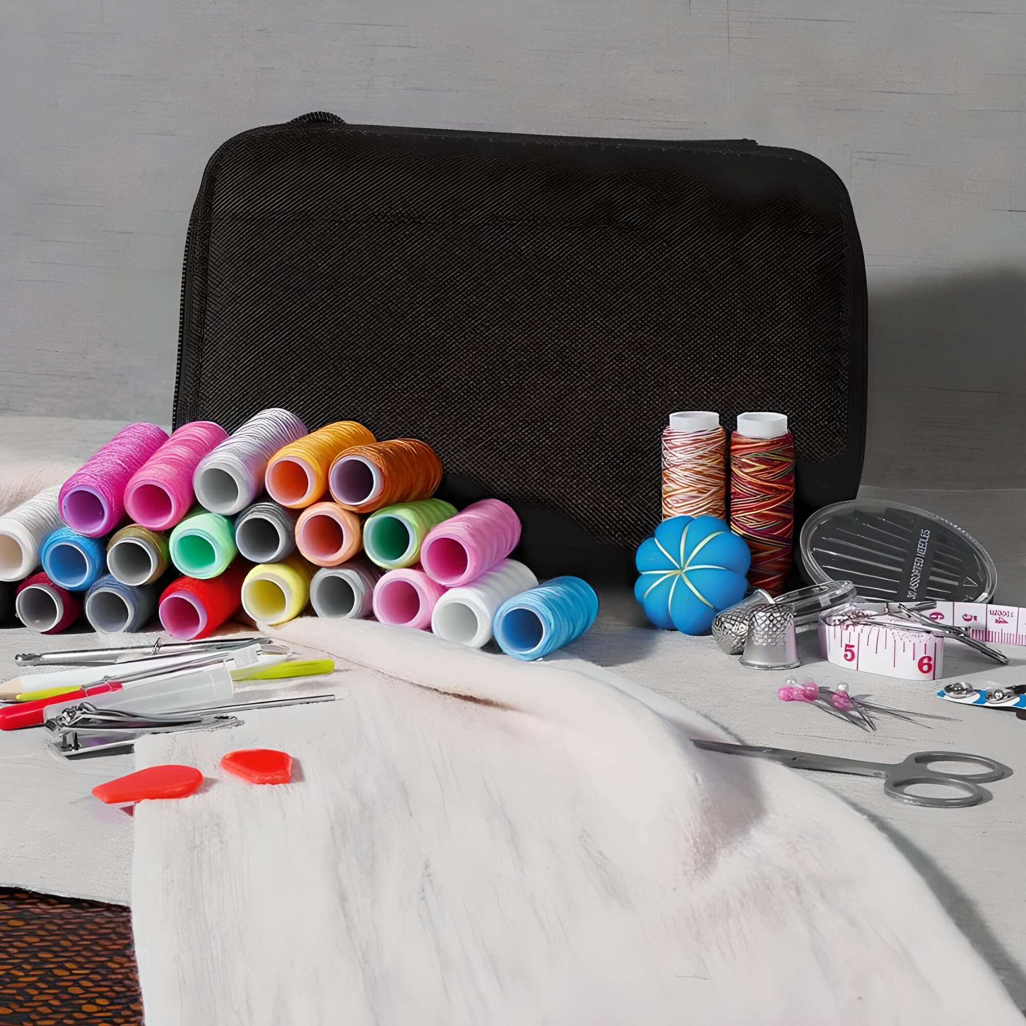 Trusa de Croitorie Ace Cusut, Papiote Multicolor Foarfeca si Accesorii ...