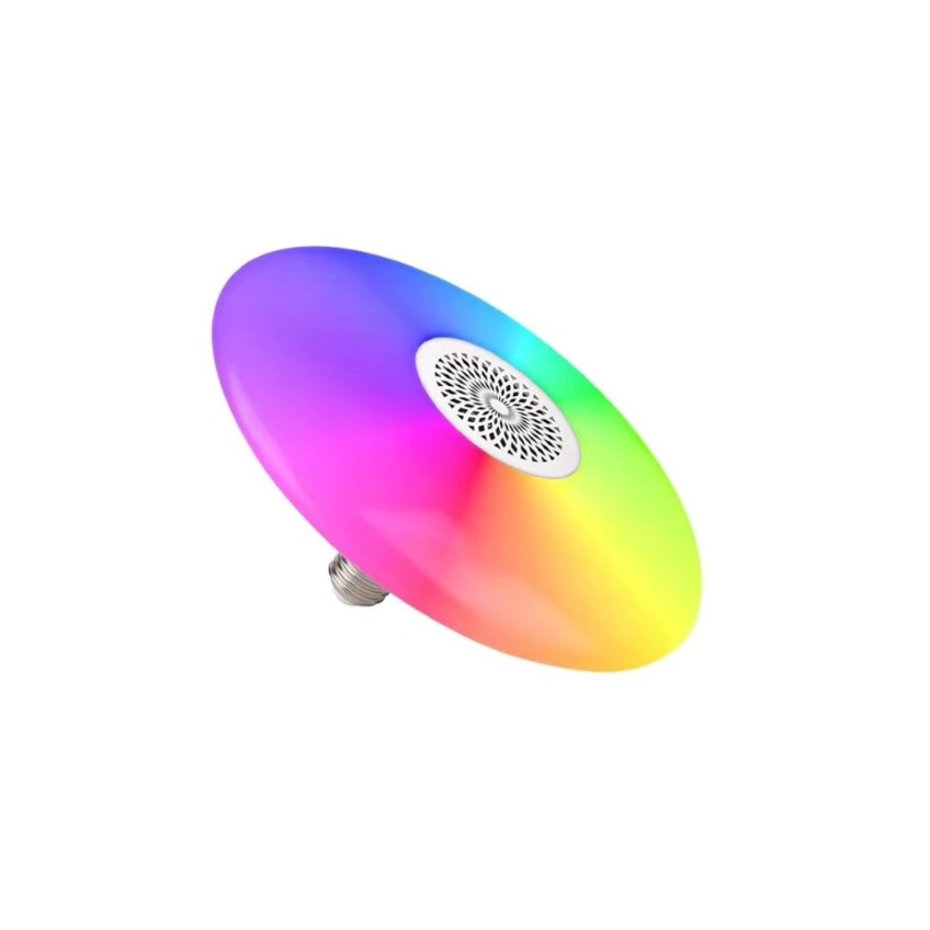 Boxa cu Bec led smart bluetooth telecomanda multicolor cu difuzor - eMAG.ro