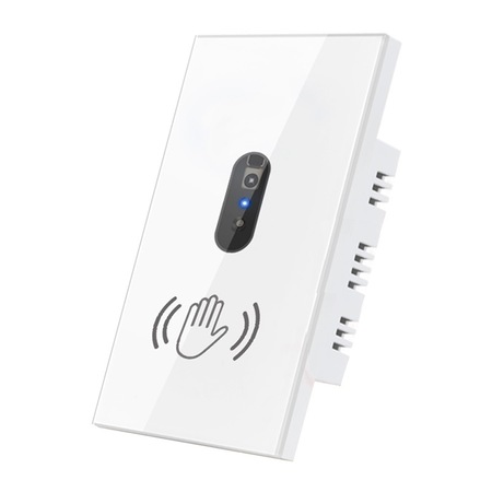 Intrerupator fara Atingere, Sticla securizata, No-Touch, 10 cm distanta ...
