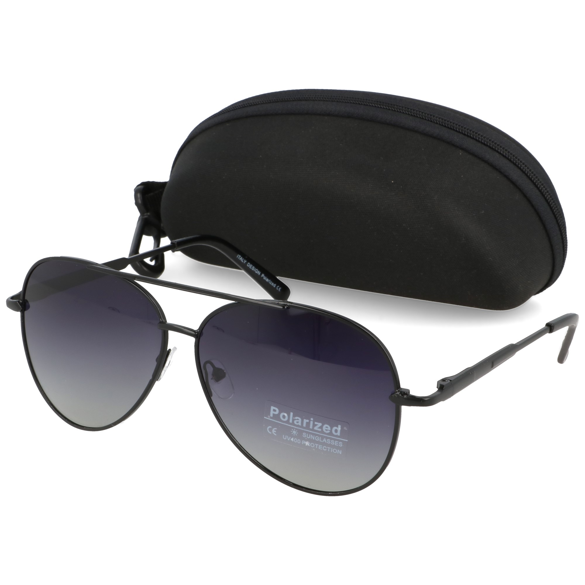 Ochelari de soare polarizati barbati Born86, Mitch, Metal, Negru - eMAG.ro