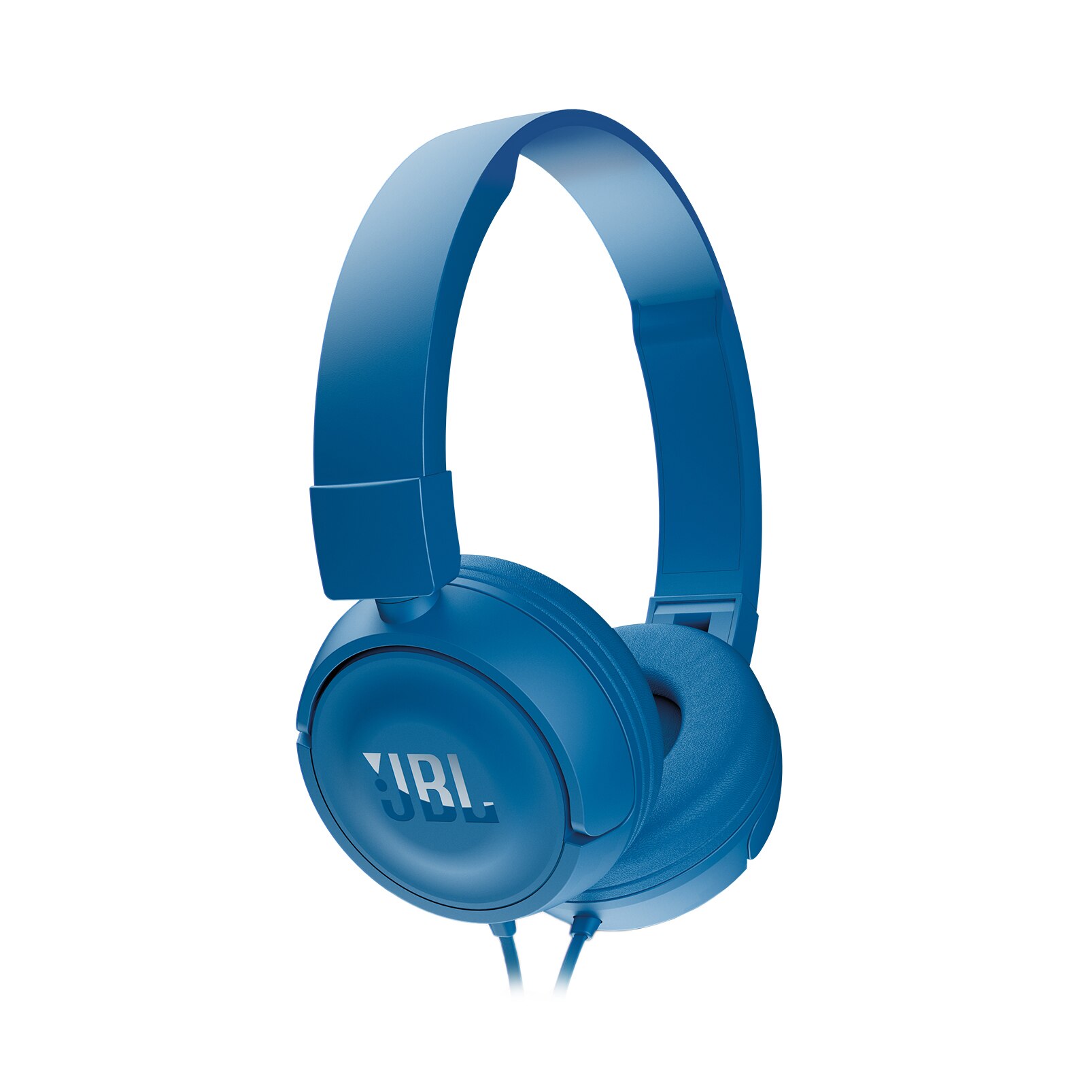 Casti audio on-ear microfon JBL T450, Blue - eMAG.ro