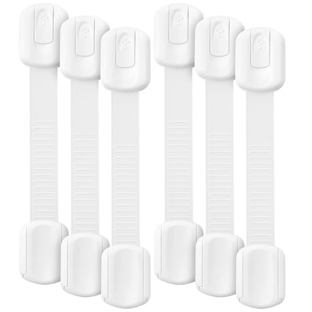 Set 6 Sigurante Usi Copii, WowStep®, Blocheaza Sertare, Frigider, Congelator, Ajustabile pe ...