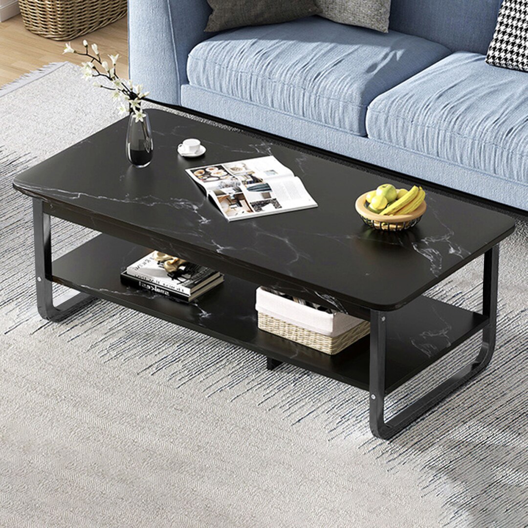 Robest Холна маса - черен Мрамор - Amira, 120x60x42cm - eMAG.bg