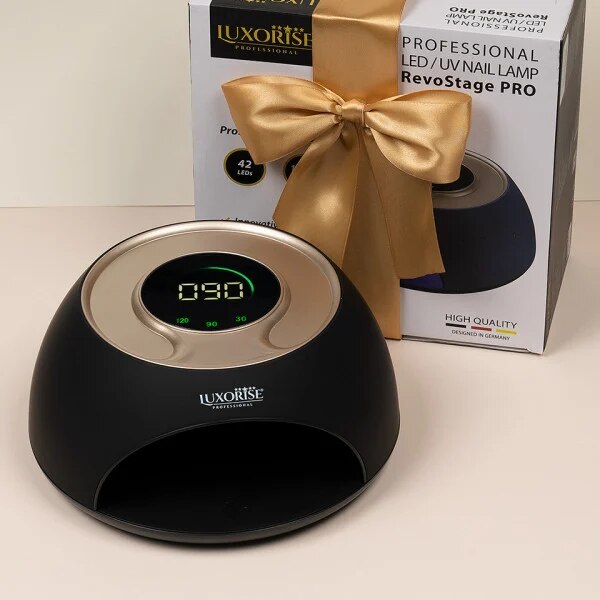 UV LED лампа за нокти 120W RevoStage PRO - LUXORISE, черна - eMAG.bg