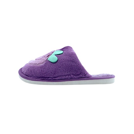 Papuci de casa pufosi, de dama, L560, mov, 38-39 EU - eMAG.ro