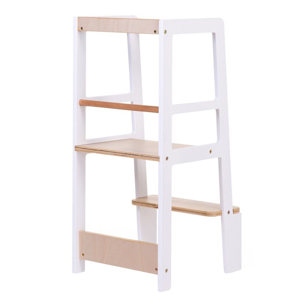 Turn de invatare Childhome Natural/Alb 44 x 42 x 90 cm - eMAG.ro