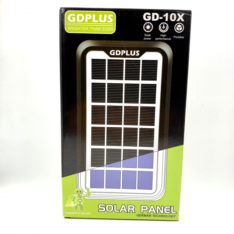 Panou solar fotovoltaic portabil cu functie incarcare telefoane, GD-10X ...