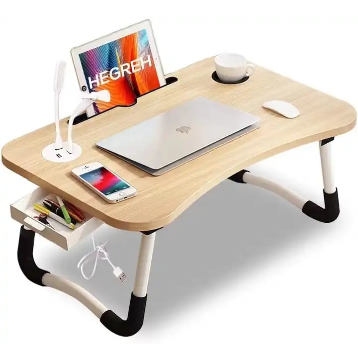 Masa multifunctionala, stand cu suport pentru laptop sau mic-dejun la ...