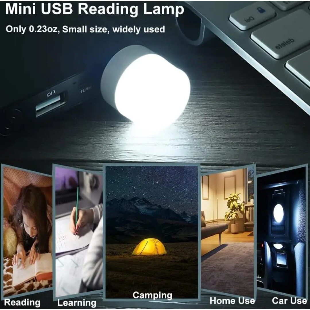 LED lámpa USB-vel, fehér fény, fehér - eMAG.hu
