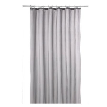 Perdea dus, material textil, 180 x 200 cm, gri - eMAG.ro