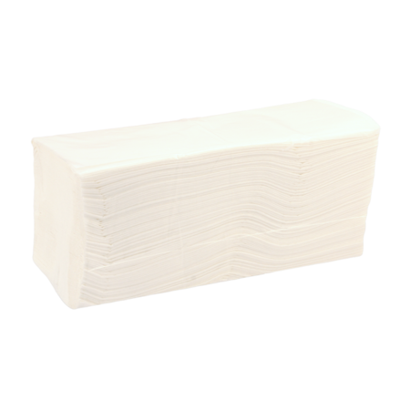 Prosoape pliate in V, albe, 1 strat, 200 buc/pachet - eMAG.ro