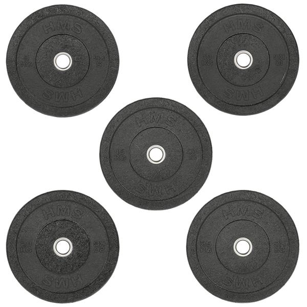 Disc 10 KG, HMS, Inox/Cauciuc, Negru - eMAG.ro