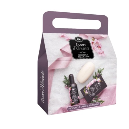 Set Tesori D'Oriente, Orchid, pentru femei cu Apa de Toaleta, 100 ml si ...