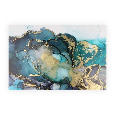 Tablou Canvas, Abstract Gold Art, 70x100 cm - eMAG.ro