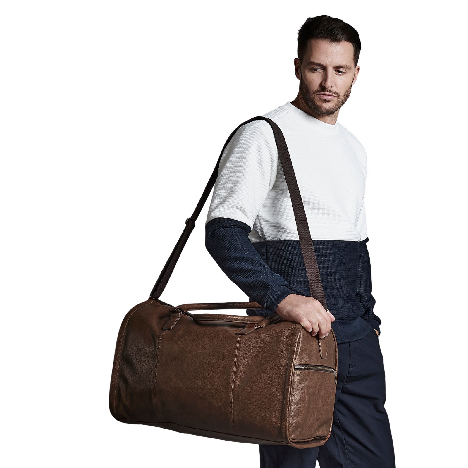 Geanta de calatorie premium Weekender, husa pentru haine si incaltaminte, multiple buzunare ...