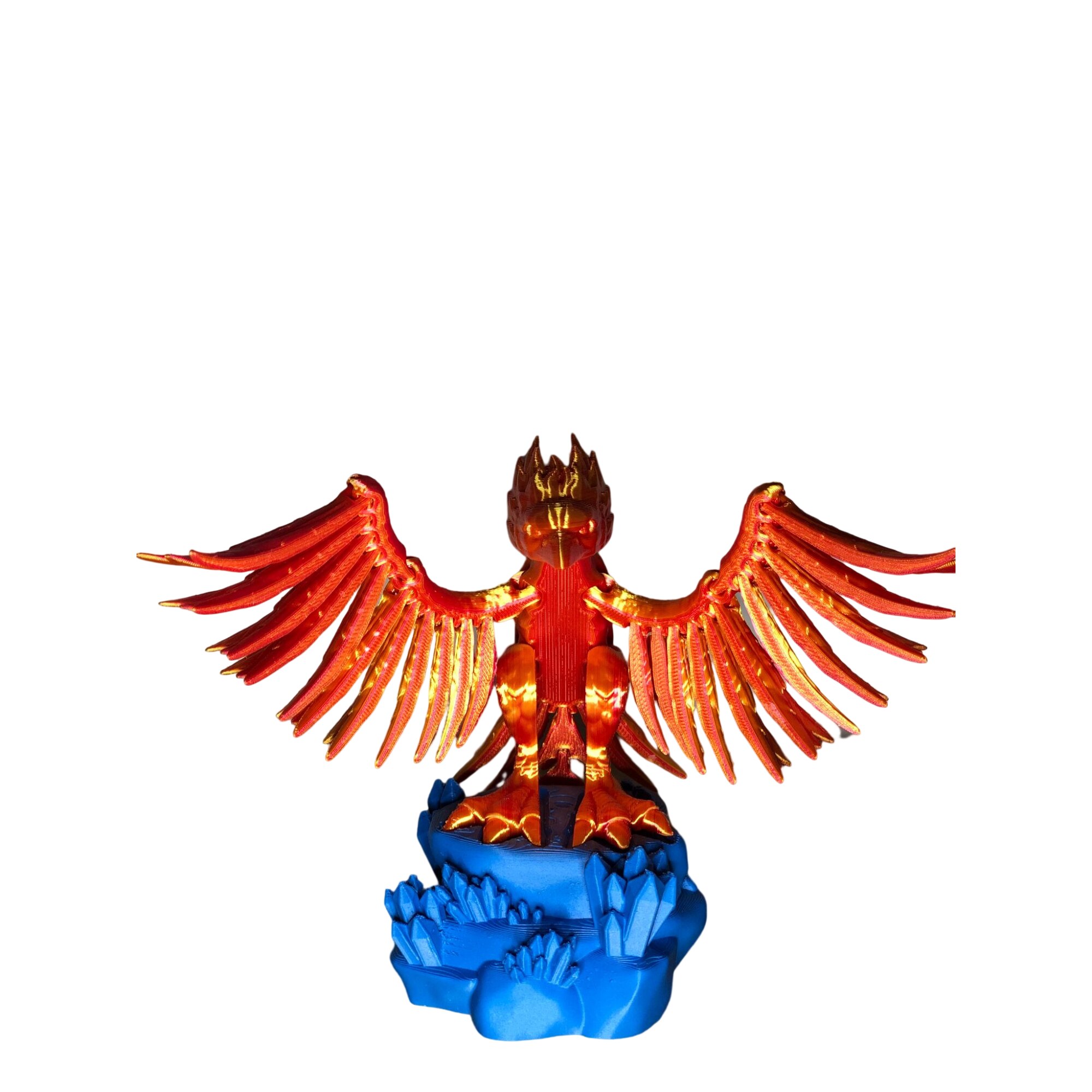 Figurina Pasarea Phoenix, Printata 3D, 21 Cm, Multicolor - eMAG.ro