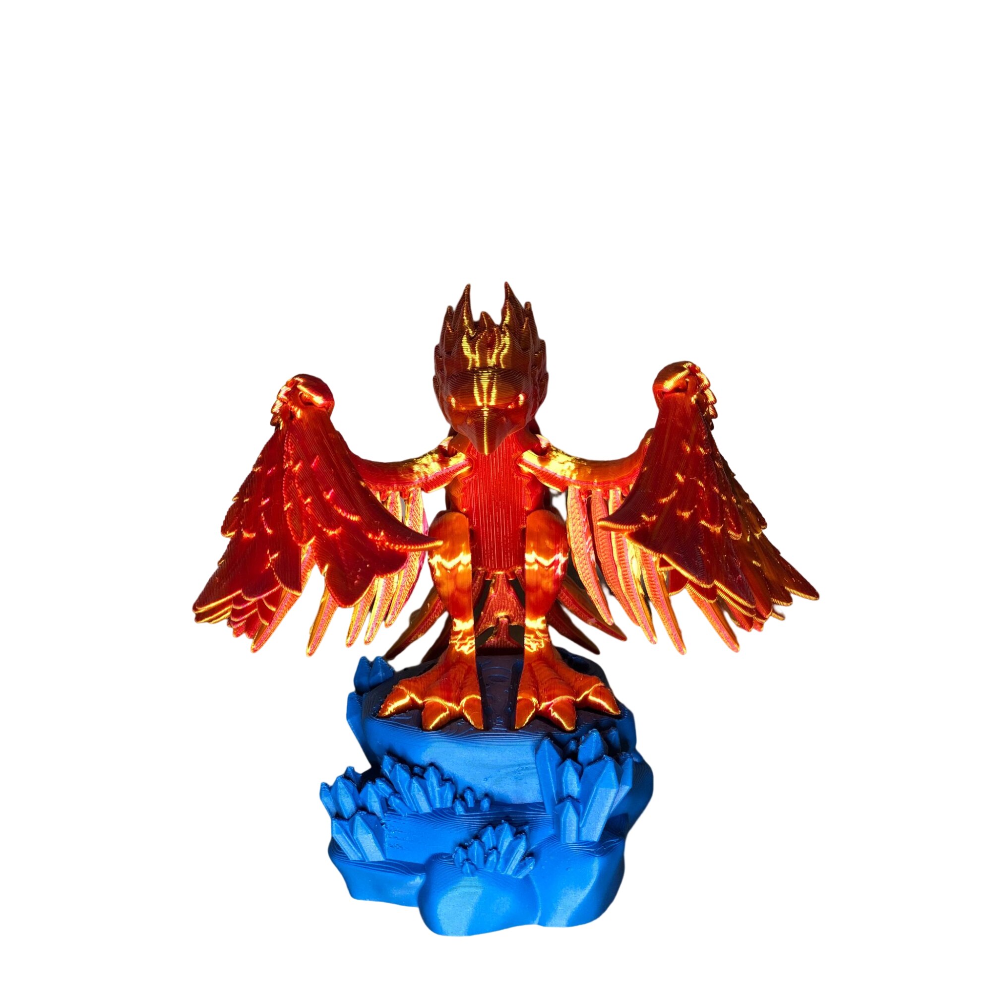 Figurina Pasarea Phoenix, Printata 3D, 21 Cm, Multicolor - eMAG.ro