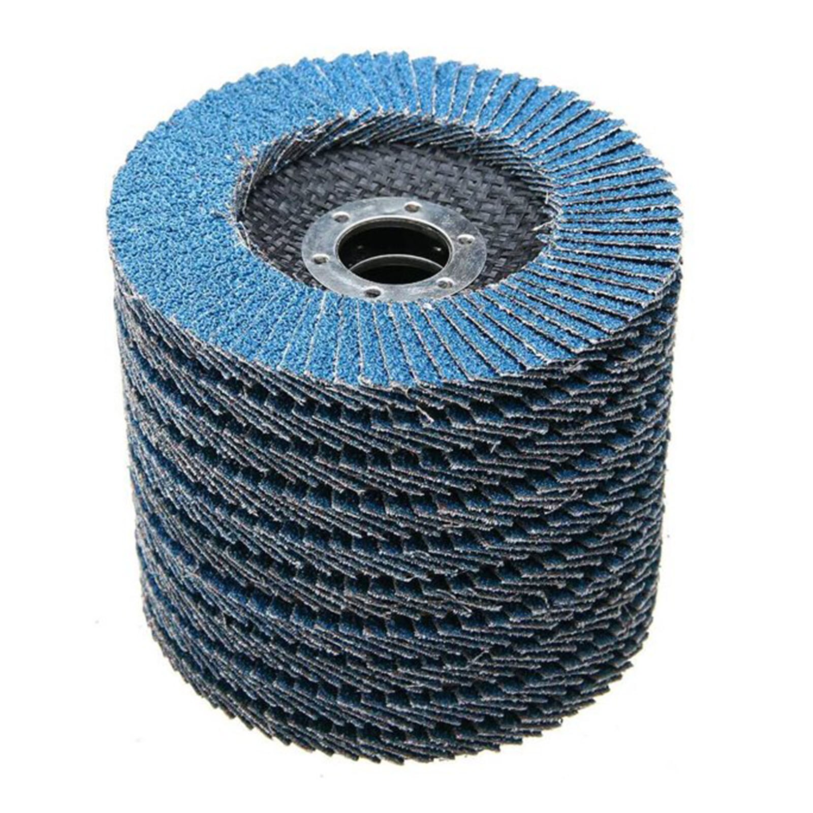 Set disc lamelar pentru slefuit pentru polizor unghiular, Darklove, Inel metalic in mijloc ...