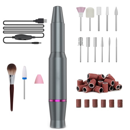 Freza unghii electrica profesionala, Zggzerg, 25000rpm, Directia F/R ...